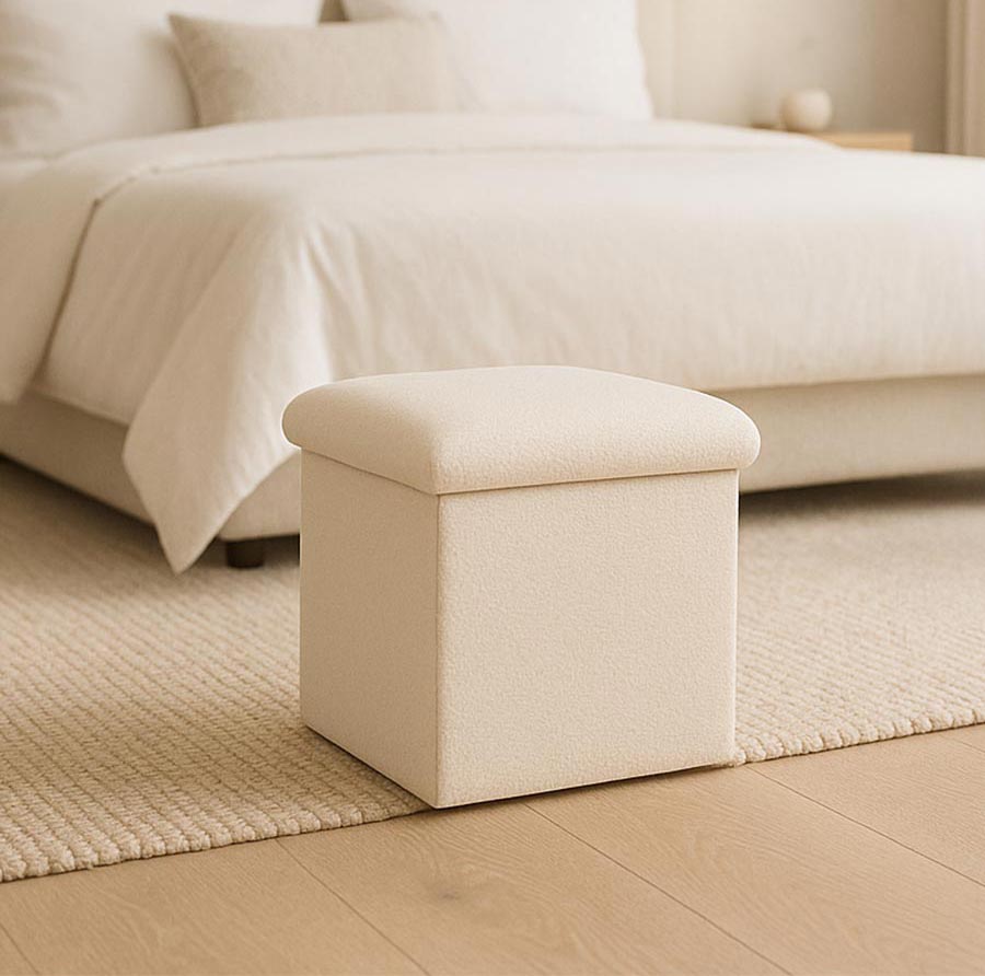 Modern Square Pouffe – Stylish & Functional Accent Piece
